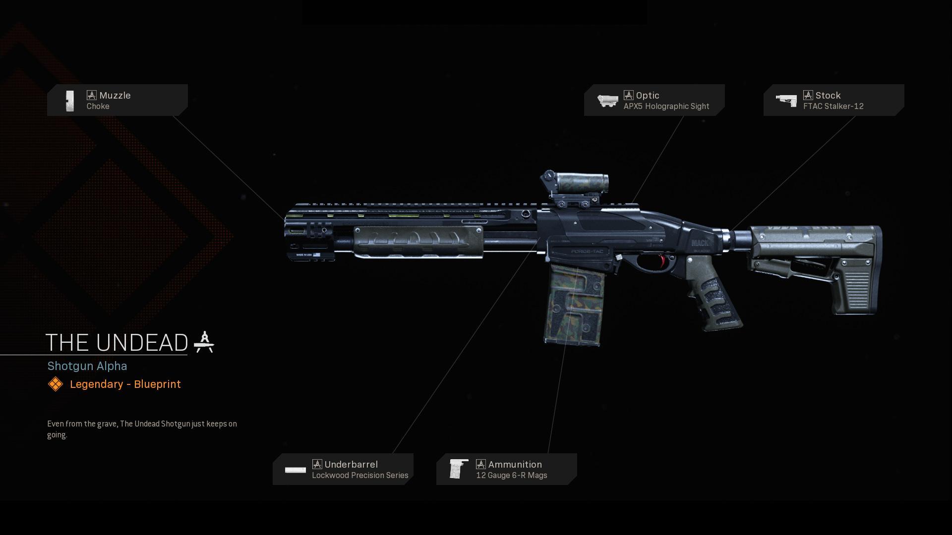 The Undead Cod Warzone And Modern Warfare Weapon Blueprint Call Of Duty