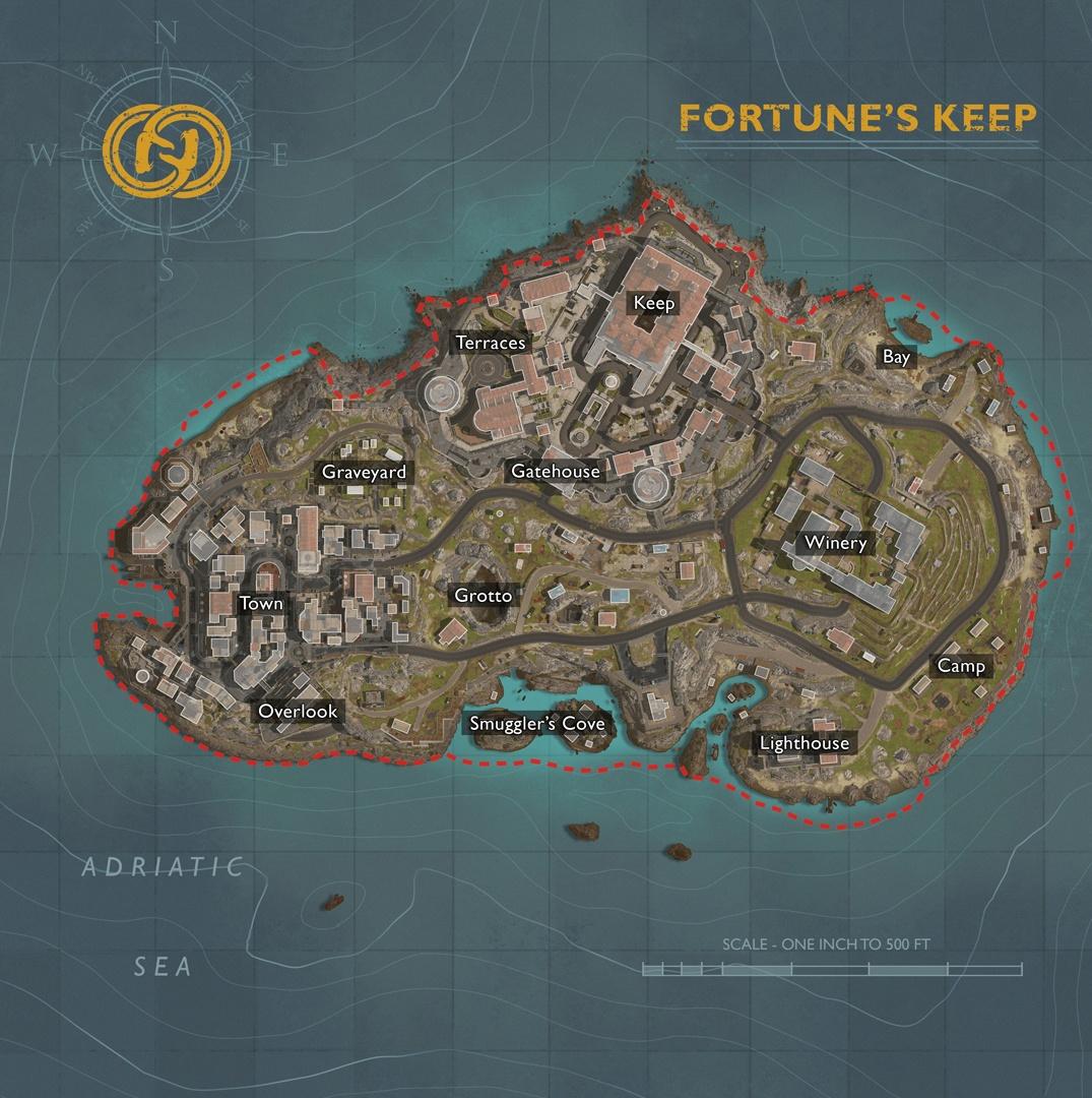 Fortunes Keep Cod Warzone Map Layout Points Of Interest Pois