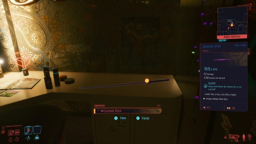 Cocktail Stick | Cyberpunk 2077 Weapons Database | How To Get, Location ... Cocktail Stick | Cyberpunk 2077 Weapons Database | How To Get, Location ...